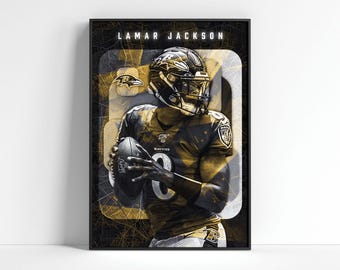 Lamar Jackson Poster: Baltimore Ravens NFL Print (digital Download) - Etsy