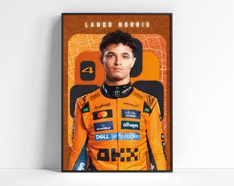 Lando Norris Mclaren Formula 1 Poster - Etsy UK