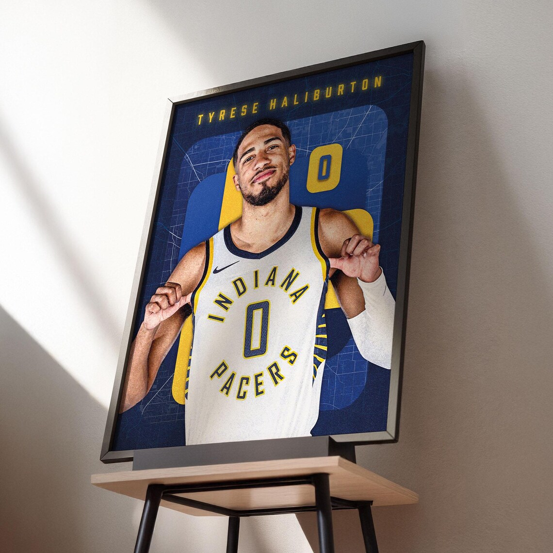 Tyrese Haliburton Poster: Indiana Pacers NBA Print (digital Download ...