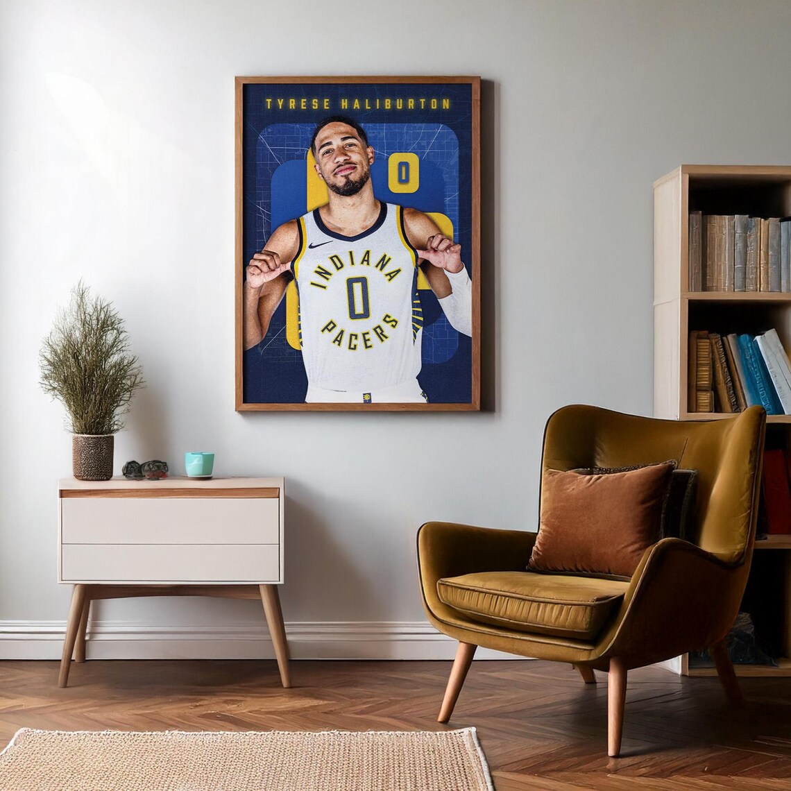 Tyrese Haliburton Poster: Indiana Pacers NBA Print (digital Download ...