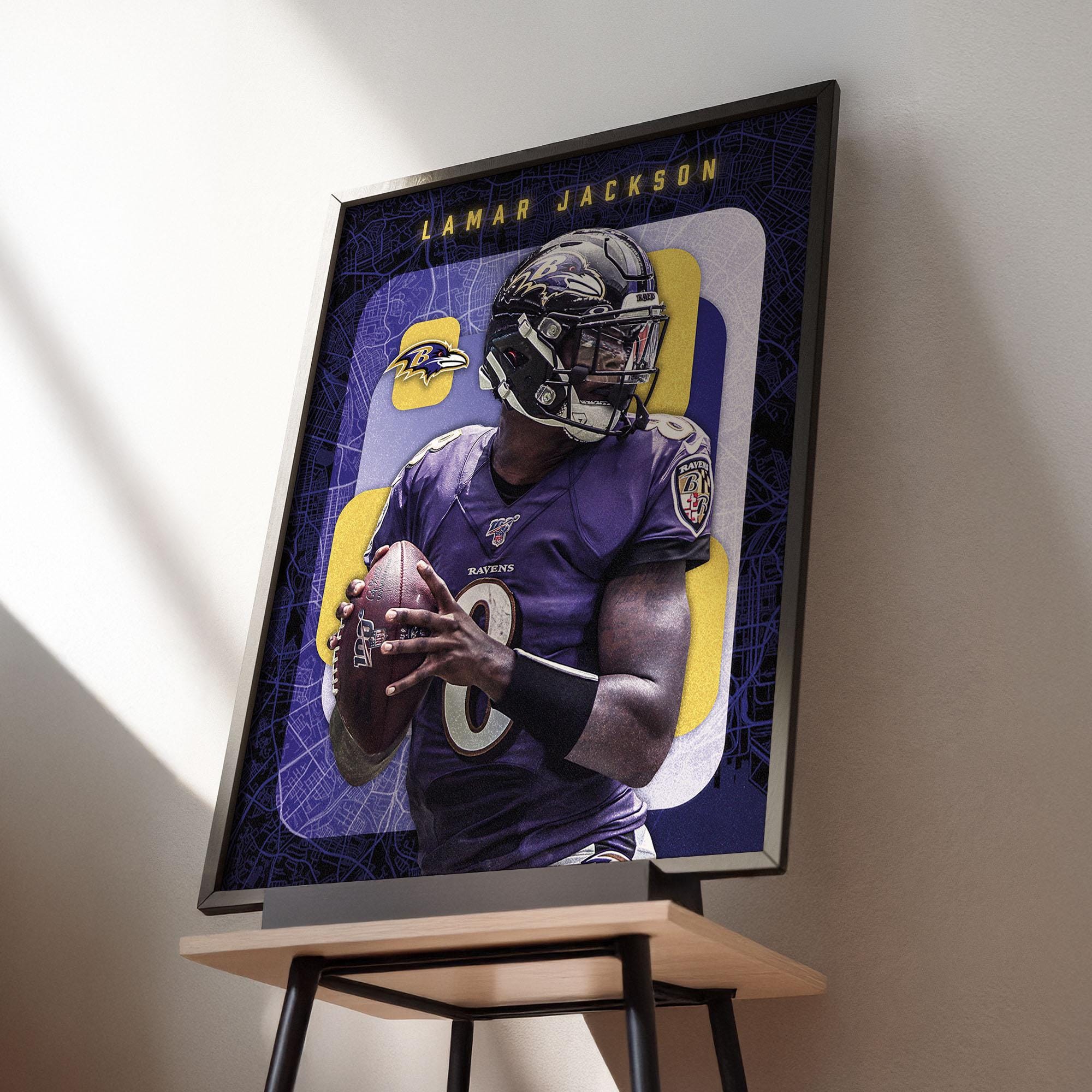 Lamar Jackson Poster: Baltimore Ravens NFL Art (digital Download) - Etsy
