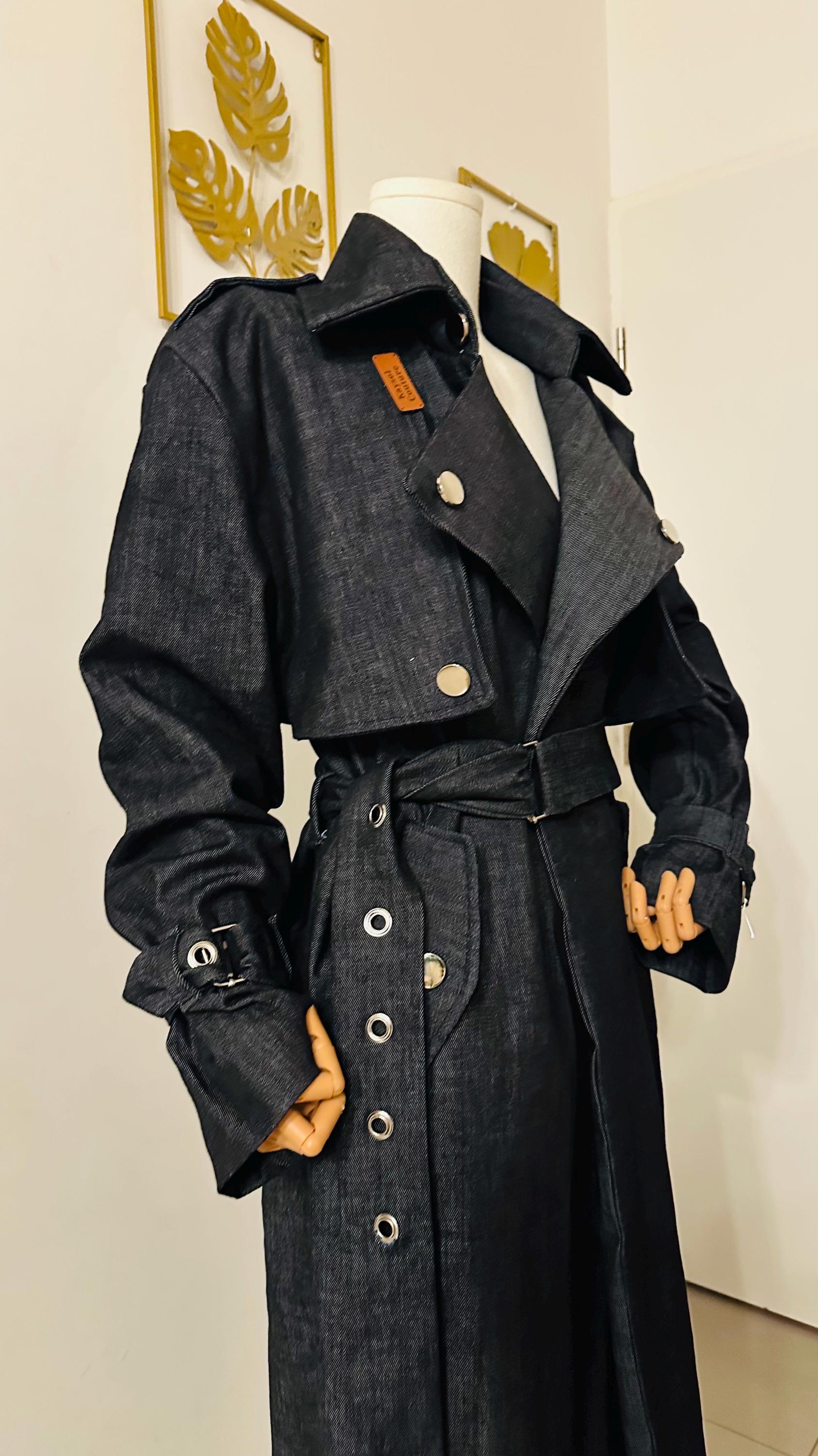 Trench Sewing Pattern - Winter Jacket - Zahra Trench Coat - French ...