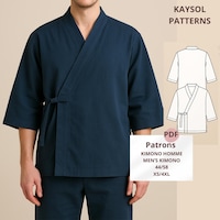 Kimono One-cut Zero Waste Pattern by Oneofone™ - Etsy