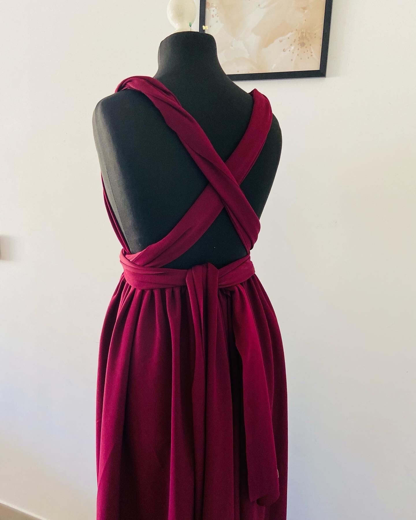 Robe infinity Robe de demoiselles dhonneurrobe de soiréemariagehaute ...