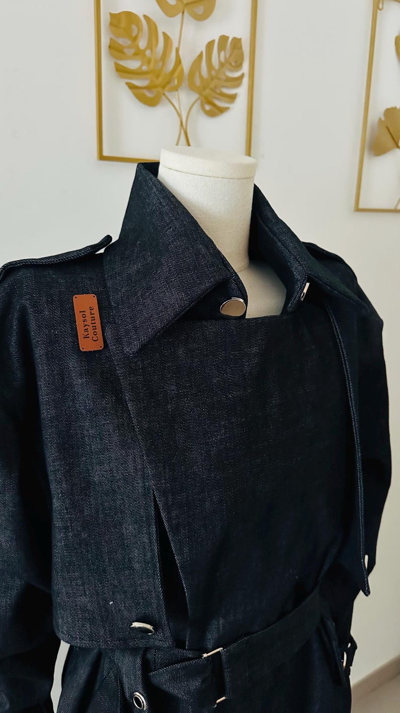 Trench Sewing Pattern - Winter Jacket - Zahra Trench Coat - French ...