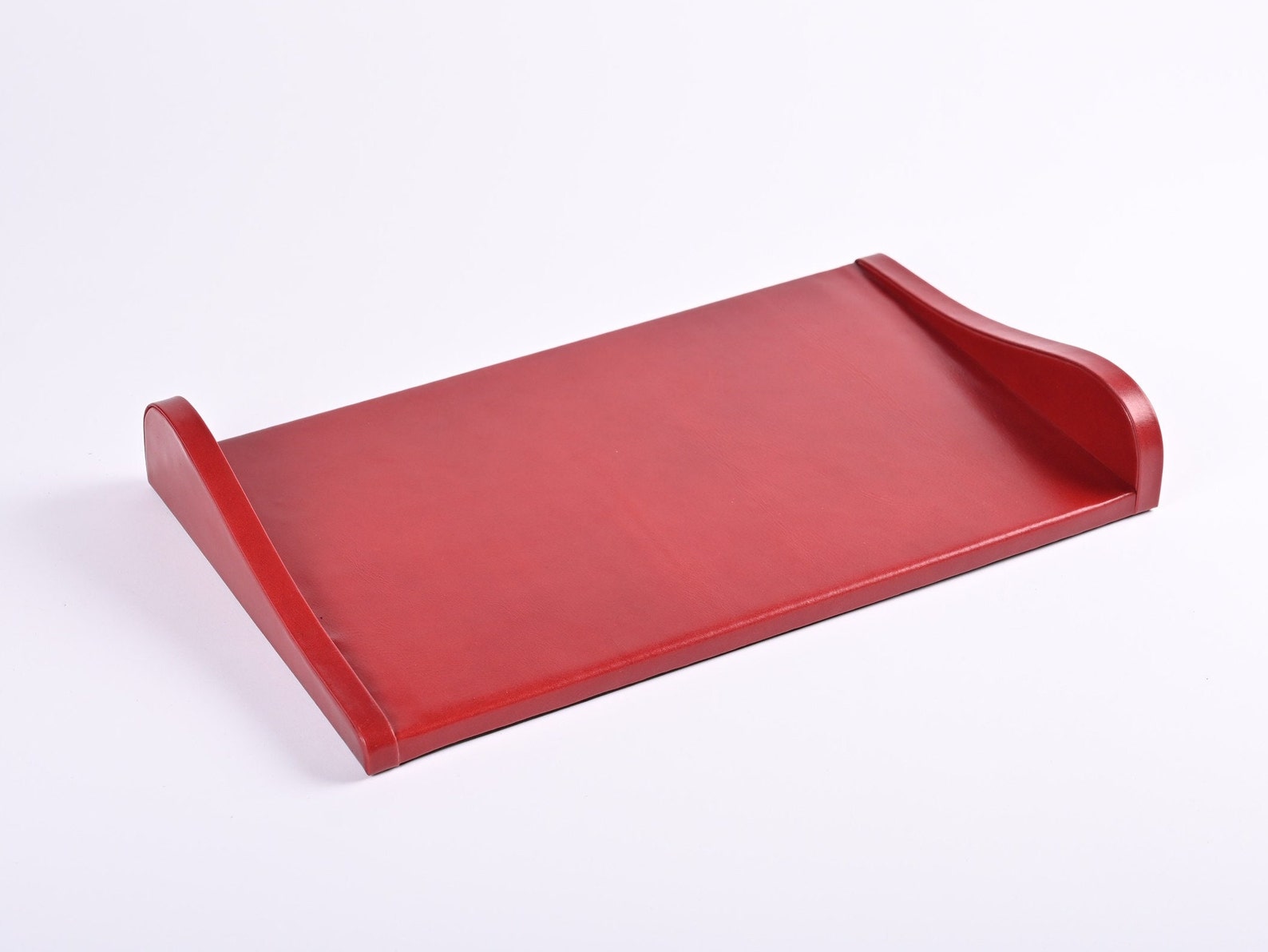 Large Valet Tray, Serving Tray, Full Grain Leather Tray, Office Desk ...