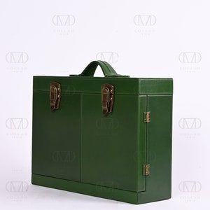 MCM Bar, Handmade Portable Leather Bar Set, Perfect Gift for Home Bar ...