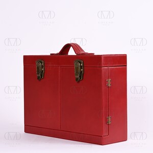MCM Bar, Handmade Portable Leather Bar Set, Perfect Gift for Home Bar ...