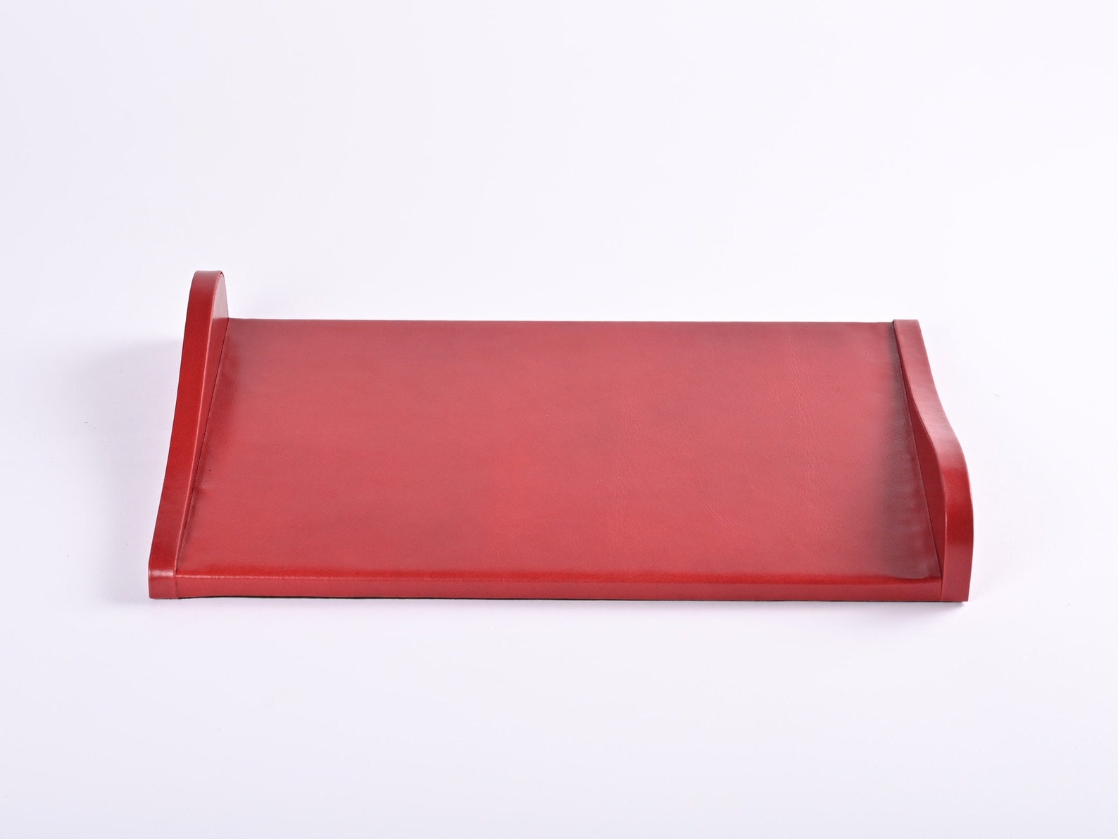 Large Valet Tray, Serving Tray, Full Grain Leather Tray, Office Desk ...