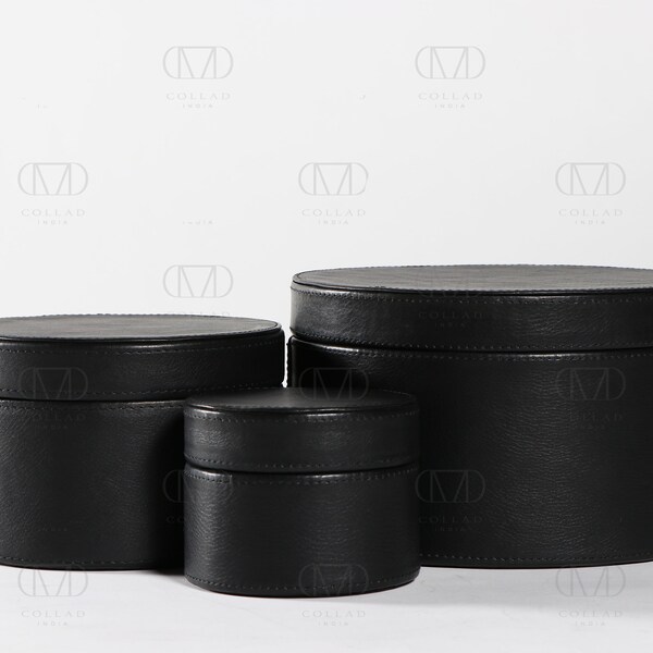 Leather Storage Box - Etsy