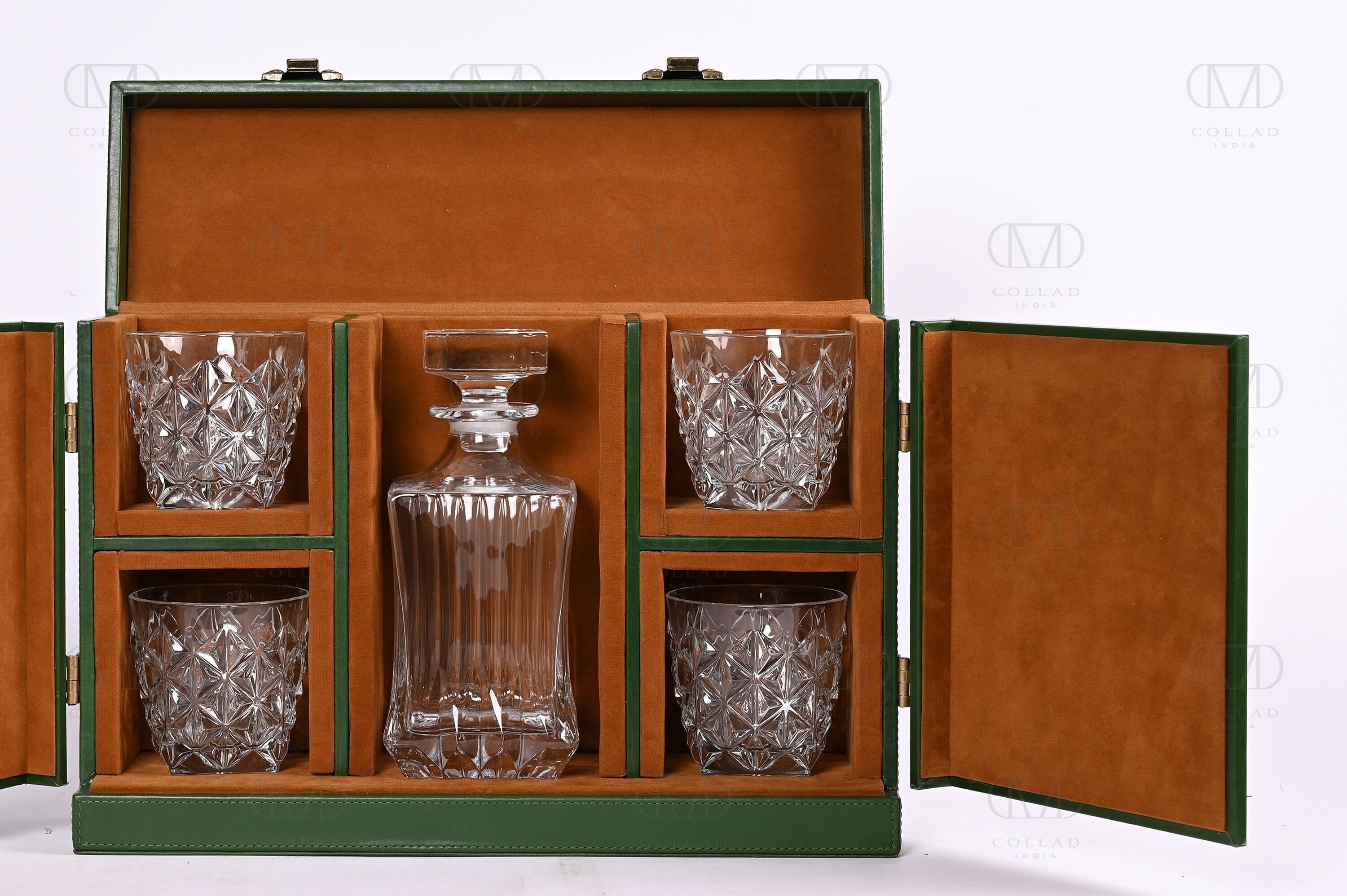 MCM Bar, Handmade Portable Leather Bar Set, Perfect Gift for Home Bar ...
