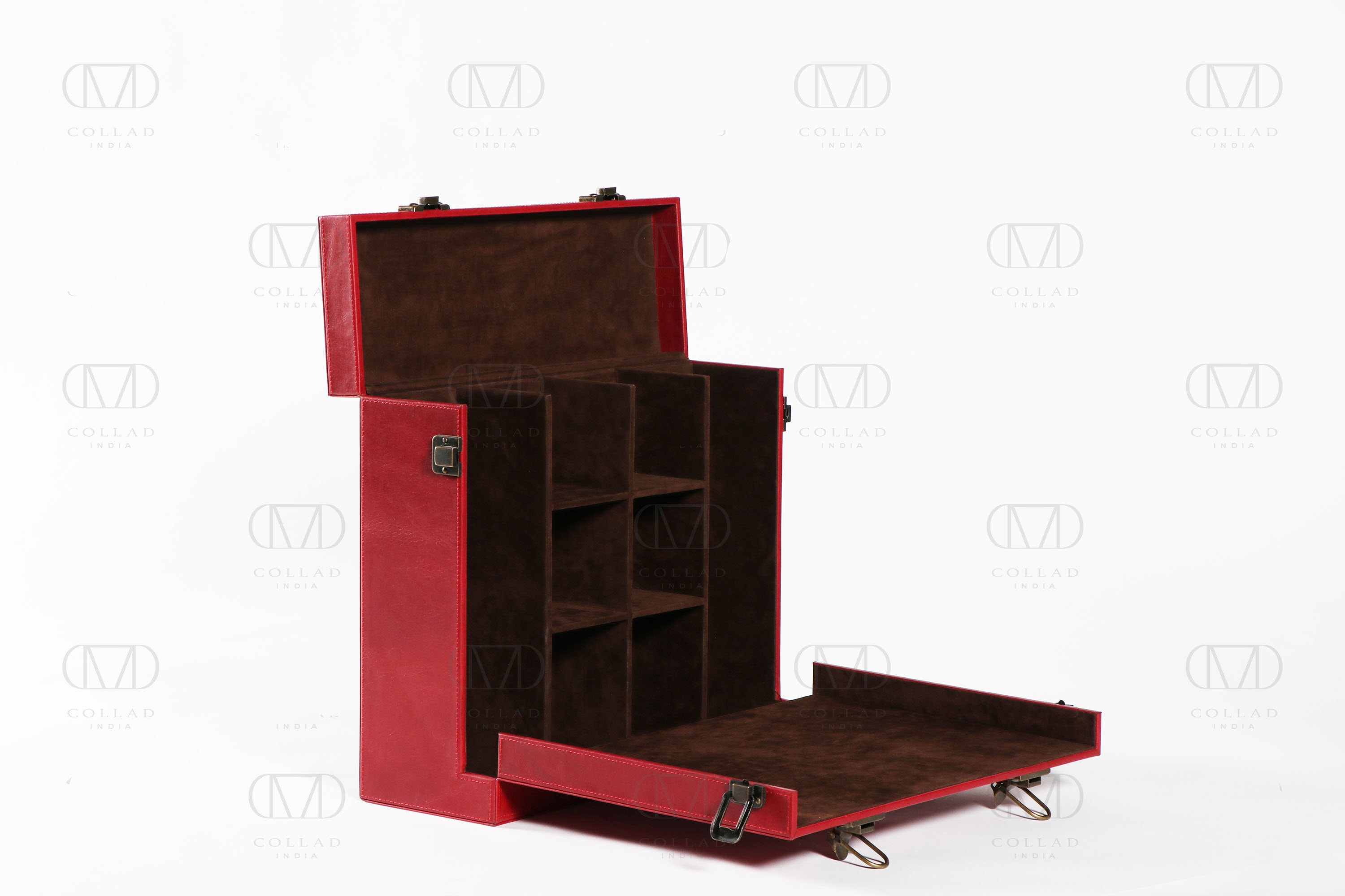 MCM Bar, Handmade Full Grain Portable Leather Bar Set, Perfect Gift for ...