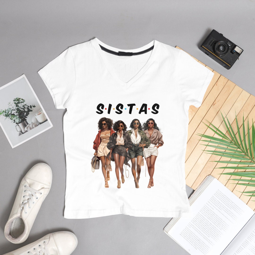 Sistas Clipart PNG Black Sistas Design Sisterhood Black - Etsy Australia