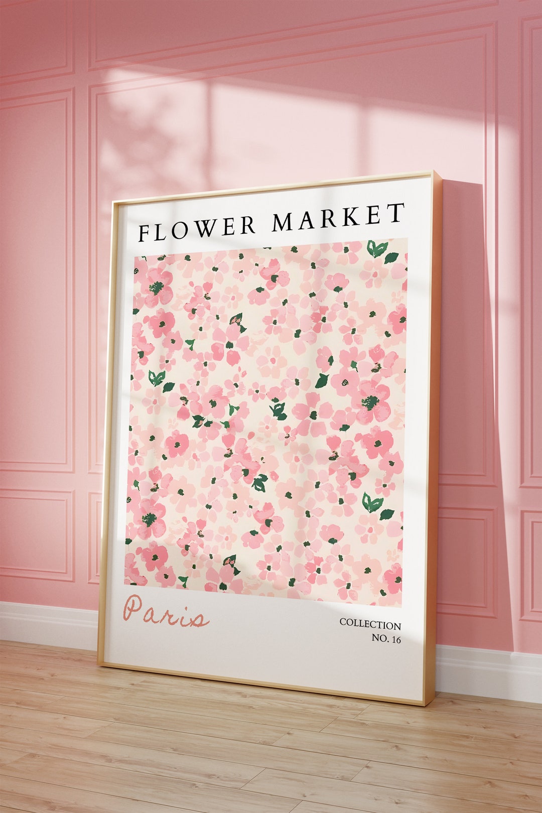 Flower Market, Flower Gallery Wall Set, Trendy Floral Posters, Colorful ...