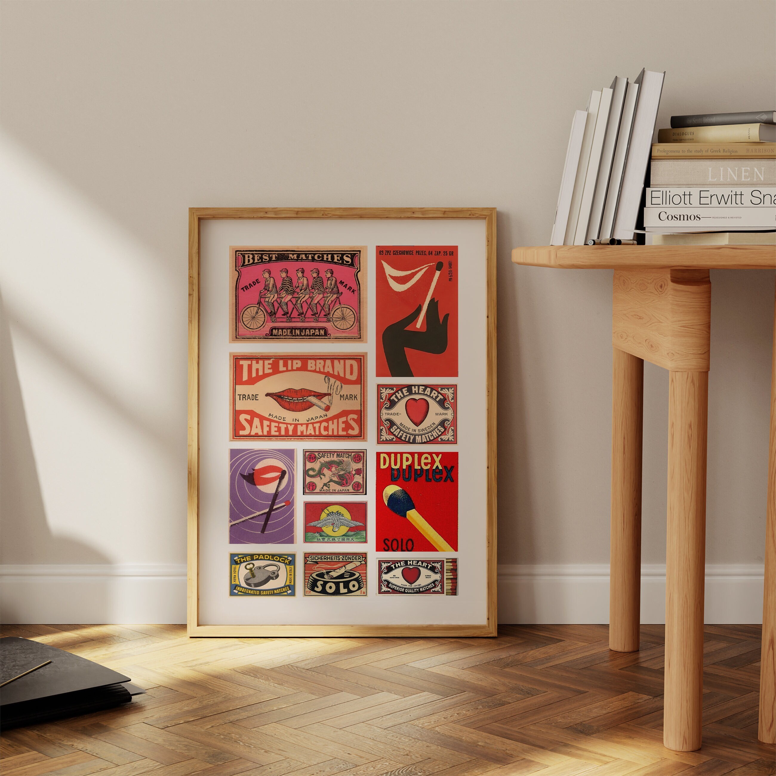 Vintage Matchbox Art Print, Retro Matches Poster (digital Download) - Etsy