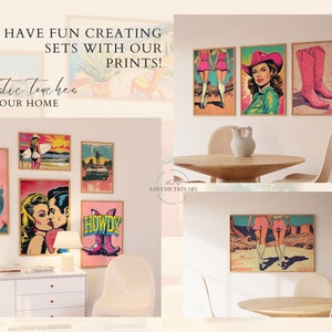 300 Retro Pop Art Wall Collage Kit, Vintage Pop Art Photos Prints, Pop ...