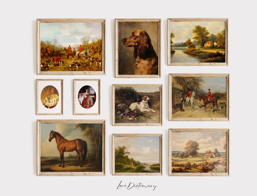 English Country Prints, Landscape Printable Gallery Wall Art Set of 10 ...