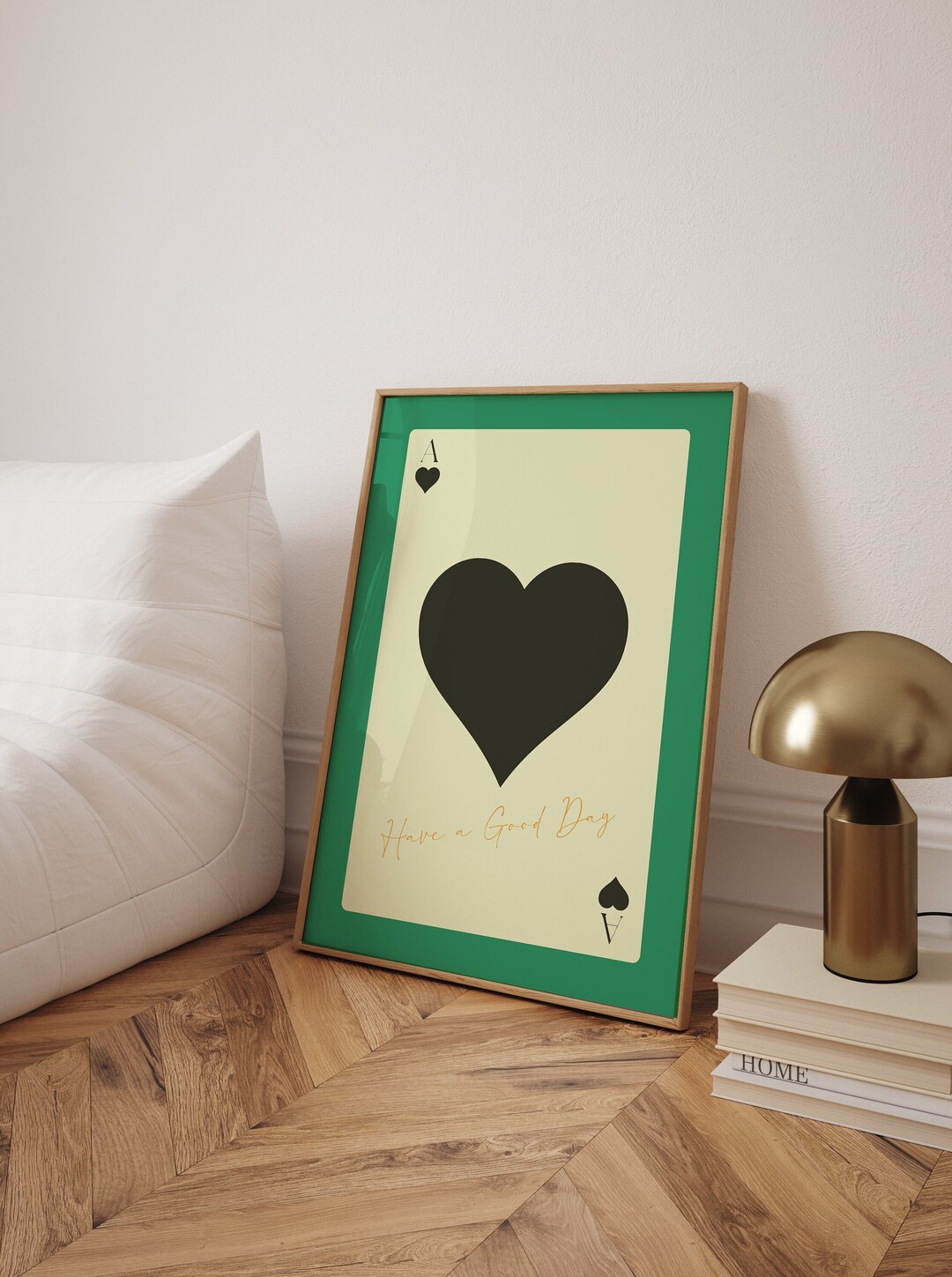 Trendy Poster Je T'aime Pink Ace of Hearts Art Print - Etsy