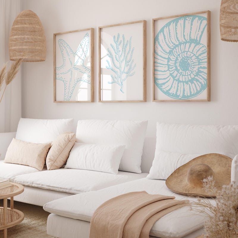 Blue Beach Decor - Etsy
