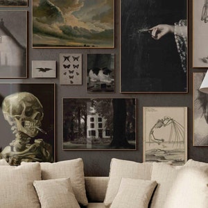 Dark Academia Decor, Mega Bundle Set of 600+ Prints,moody Dark ...