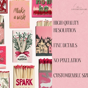 Vintage Matchbox Print, Trendy Matches Poster, Retro Matchbook Wall Art ...