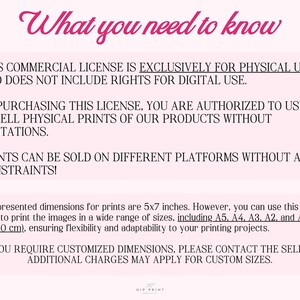 Commercial License for Set of 220 Wall Art Bundle, Poster Set License ...