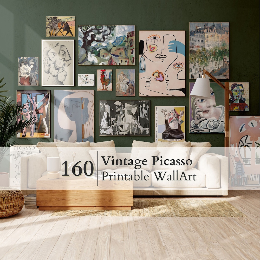 Picasso Set of 160 Prints, Picasso Printable Download, Abstract Art ...