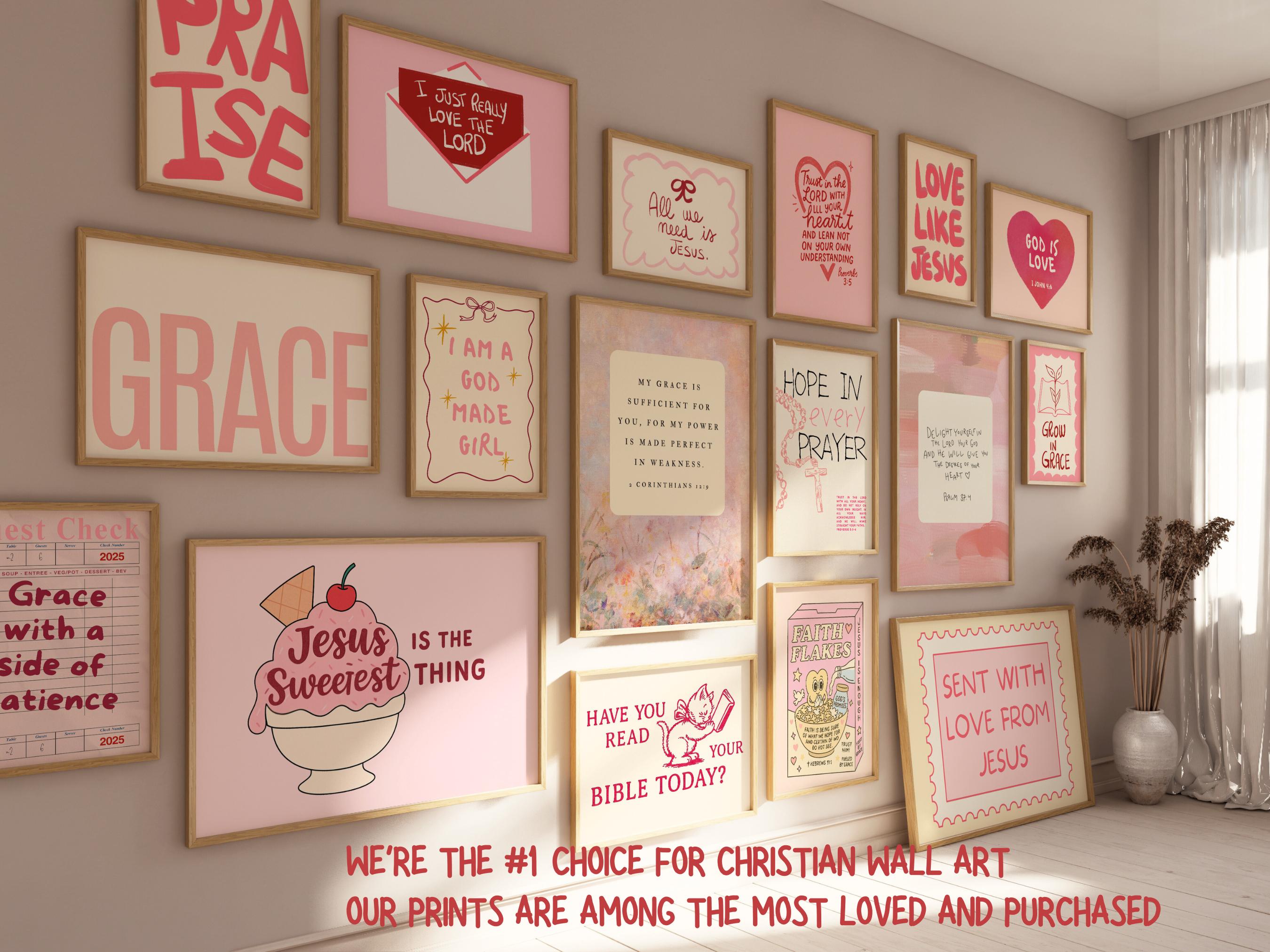 550+ Christian Wall Art Bundle, Trendy Faith Prints, Bible Verse Decor ...