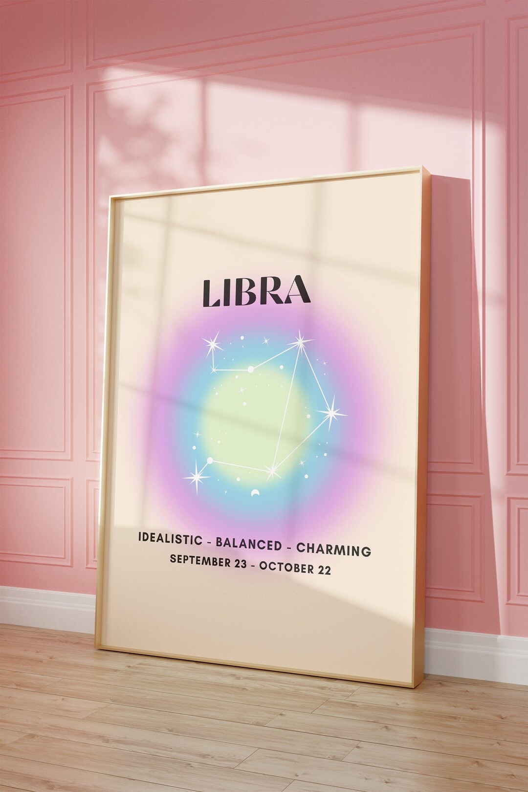LIBRA Star Sign Instant Download Print Zodiac Art Printable - Etsy