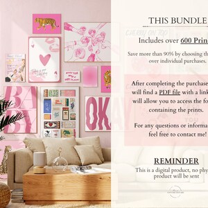 Eclectic Gallery Wall Art Set, Maximalist Trendy Prints (digital ...