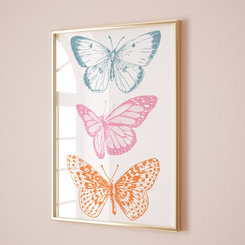 Butterfly Poster - Etsy
