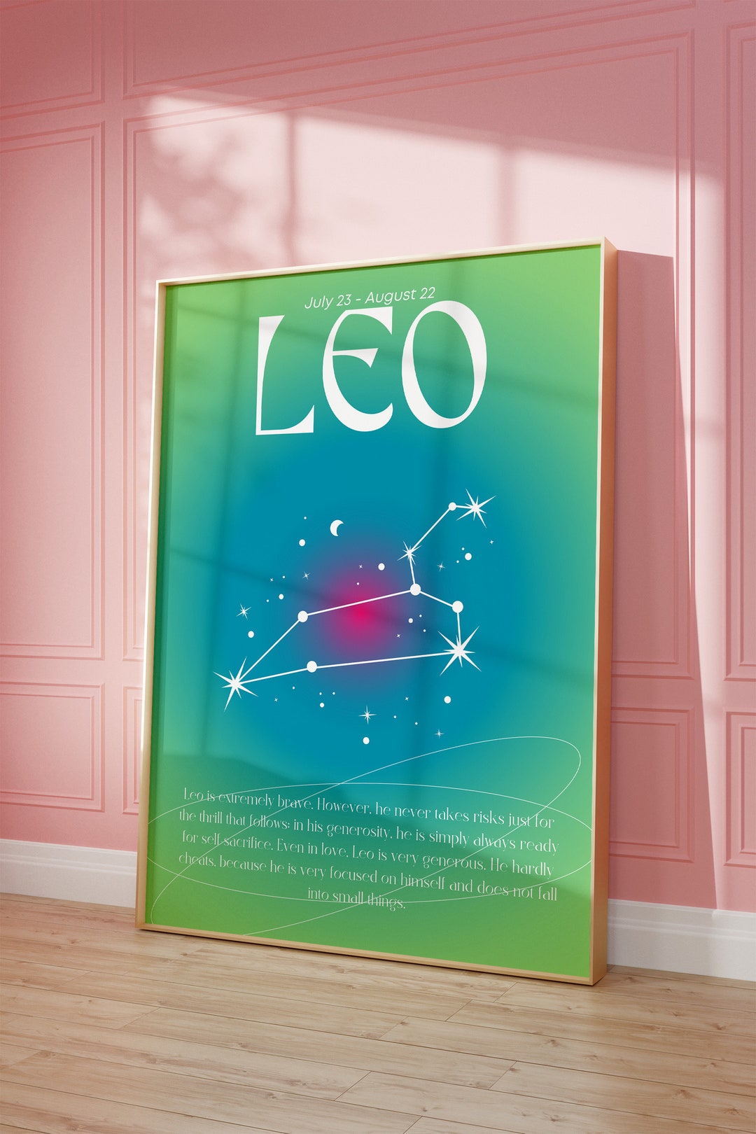 LEO Star Sign Instant Download Print Zodiac Art Printable Etsy LEO Star Sign Instant Download Print Zodiac Art Printable Etsy