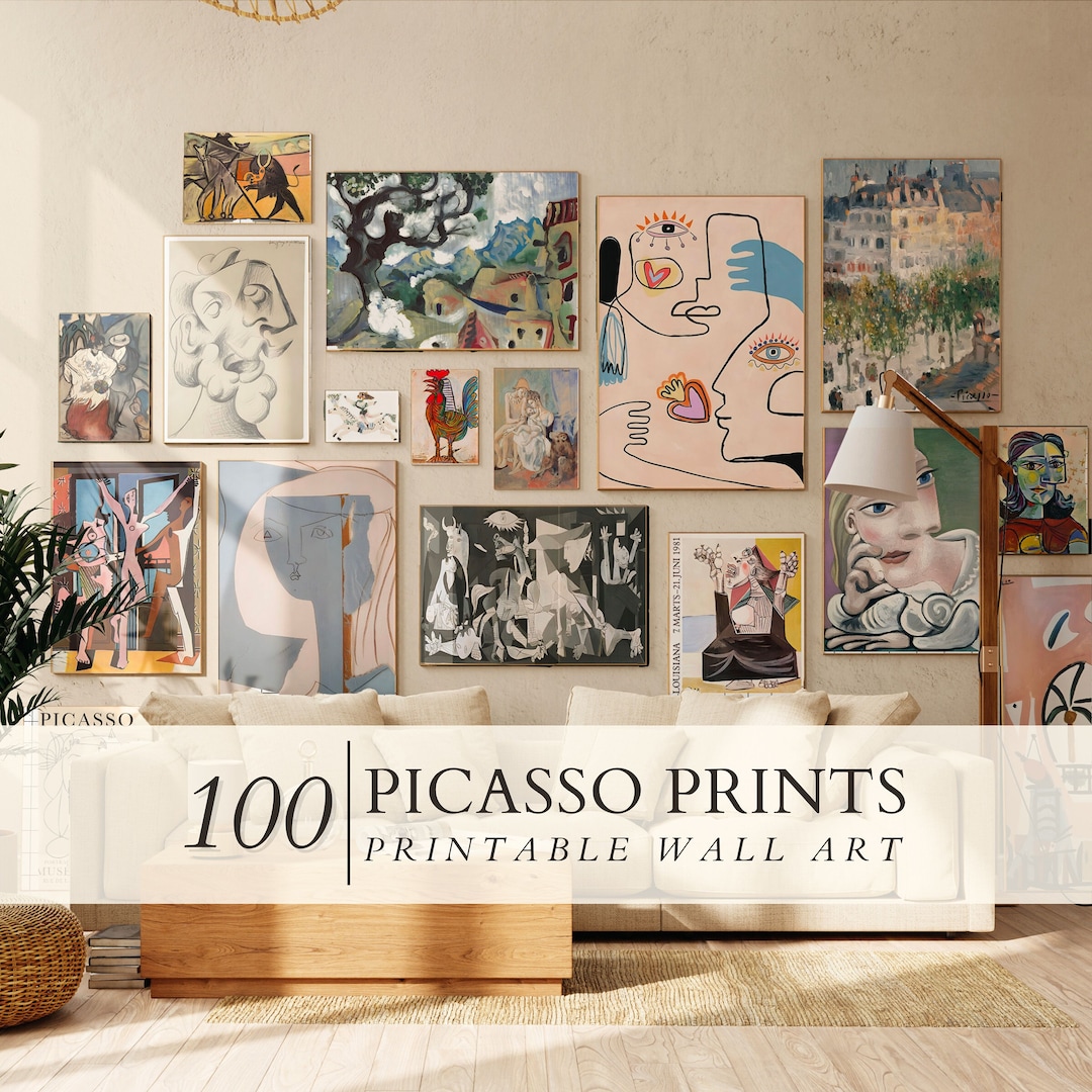 Picasso Set of 160 Prints, Picasso Printable Download, Abstract Art ...