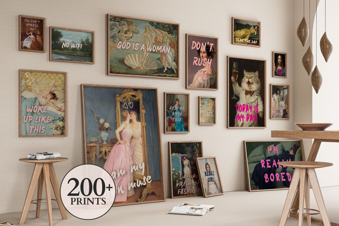 Set 200 Alter Art,eclectic Wall Art,vintage Portrait,alter Portrait ...