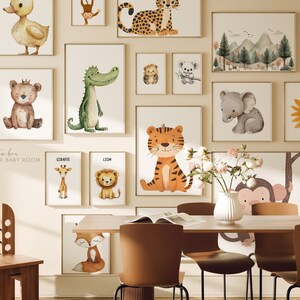 BUNDLE 150 of Jungle Theme Nursery Prints, Safari Nursery Decor, Safari ...