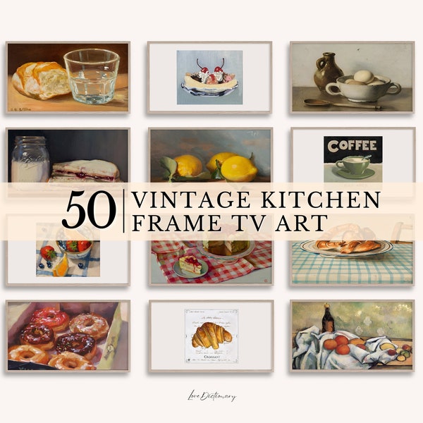 Kitchen Art Set - Etsy