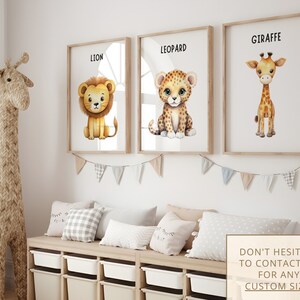 BUNDLE 150 of Jungle Theme Nursery Prints, Safari Nursery Decor, Safari ...