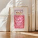 Matchbox Print, Pink Matchbox Poster, Trendy Wall Art, Preppy Print ...