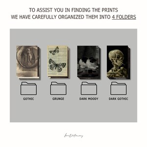 Dark Academia Decor, Mega Bundle Set of 600+ Prints,moody Dark ...
