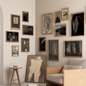 Dark Academia Decor, Mega Bundle Set of 300 Prints,moody Dark Printable ...