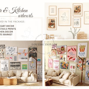 Entire Shop Sale, Bundle Wall Art, Vintage Gallery Set, Eclectic and ...