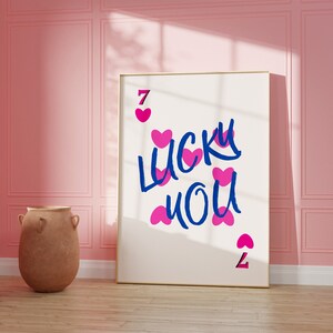 Trendy Wall Art Set of 3 Preppy Poster Prints Blue Pink Wall - Etsy