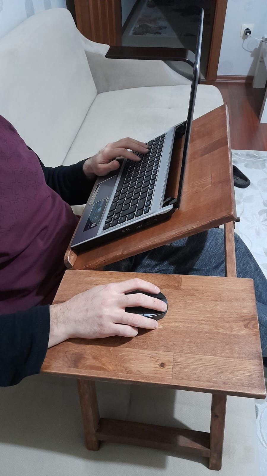 Portable Wood Lap Desk. Foldable Laptop Stand. Laptop Bed - Etsy