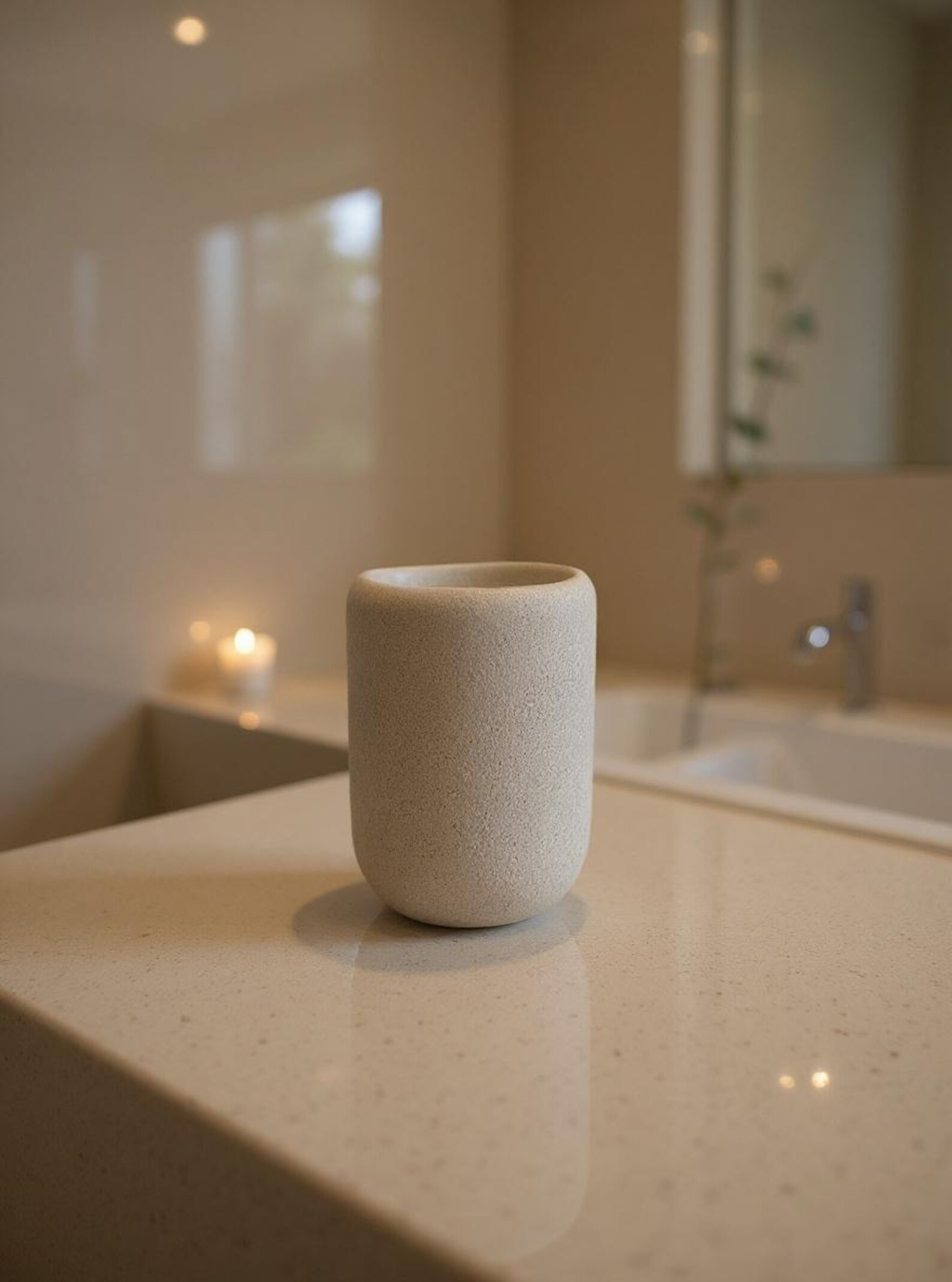 Stone Texture Bathroom Set, Modern Bath Accessories, Soap Dispenser Set ...