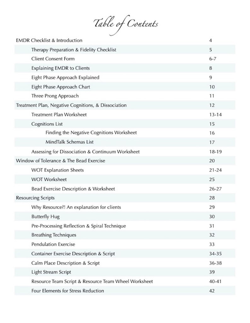 EMDR Practitioner Workbook: Step-by-step Guide, Templates & Scripts ...