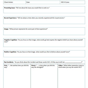 EMDR Practitioner Resource Workbook: Step-by-step Guide With Templates ...