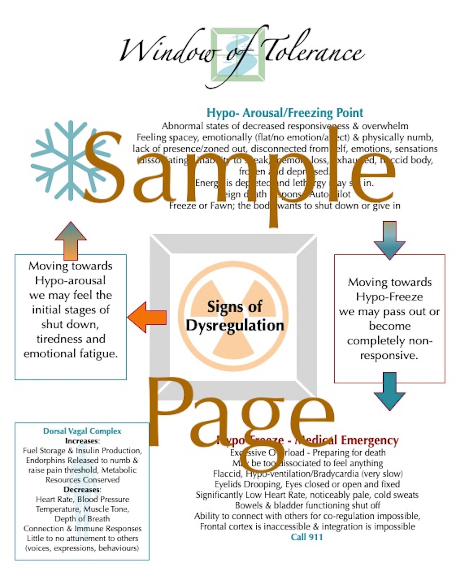 Window of Tolerance, Self-regulation, Autonomic Nervous System ...
