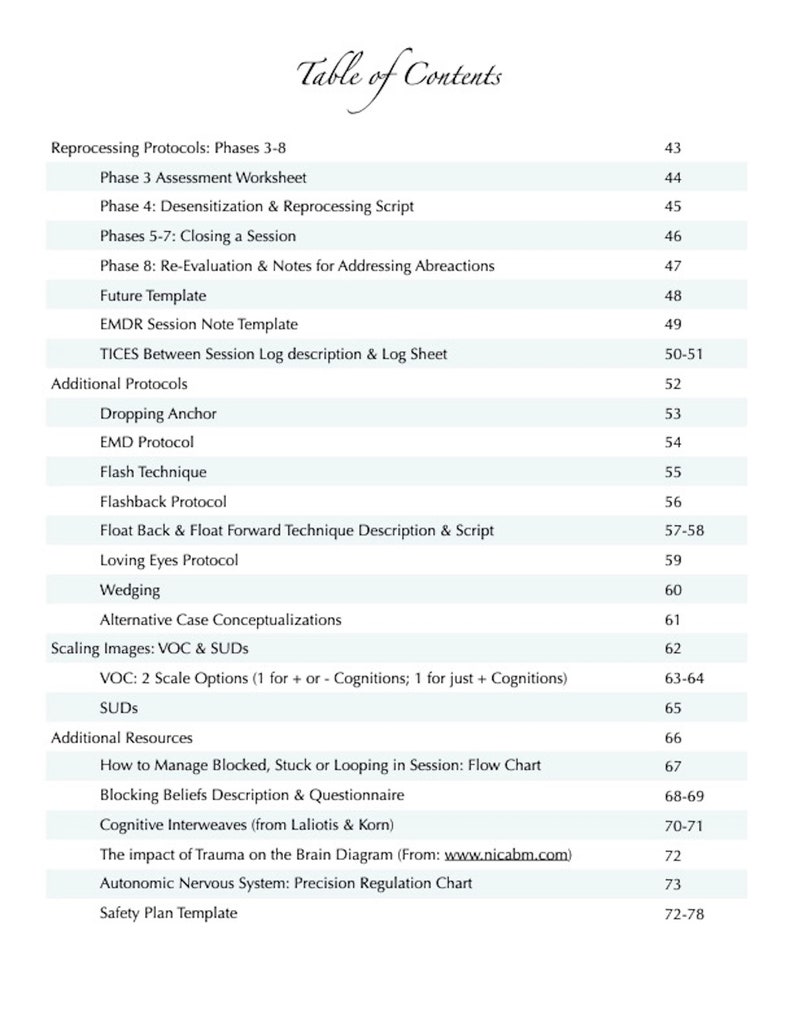 EMDR Practitioner Workbook: Step-by-step Guide, Templates & Scripts ...