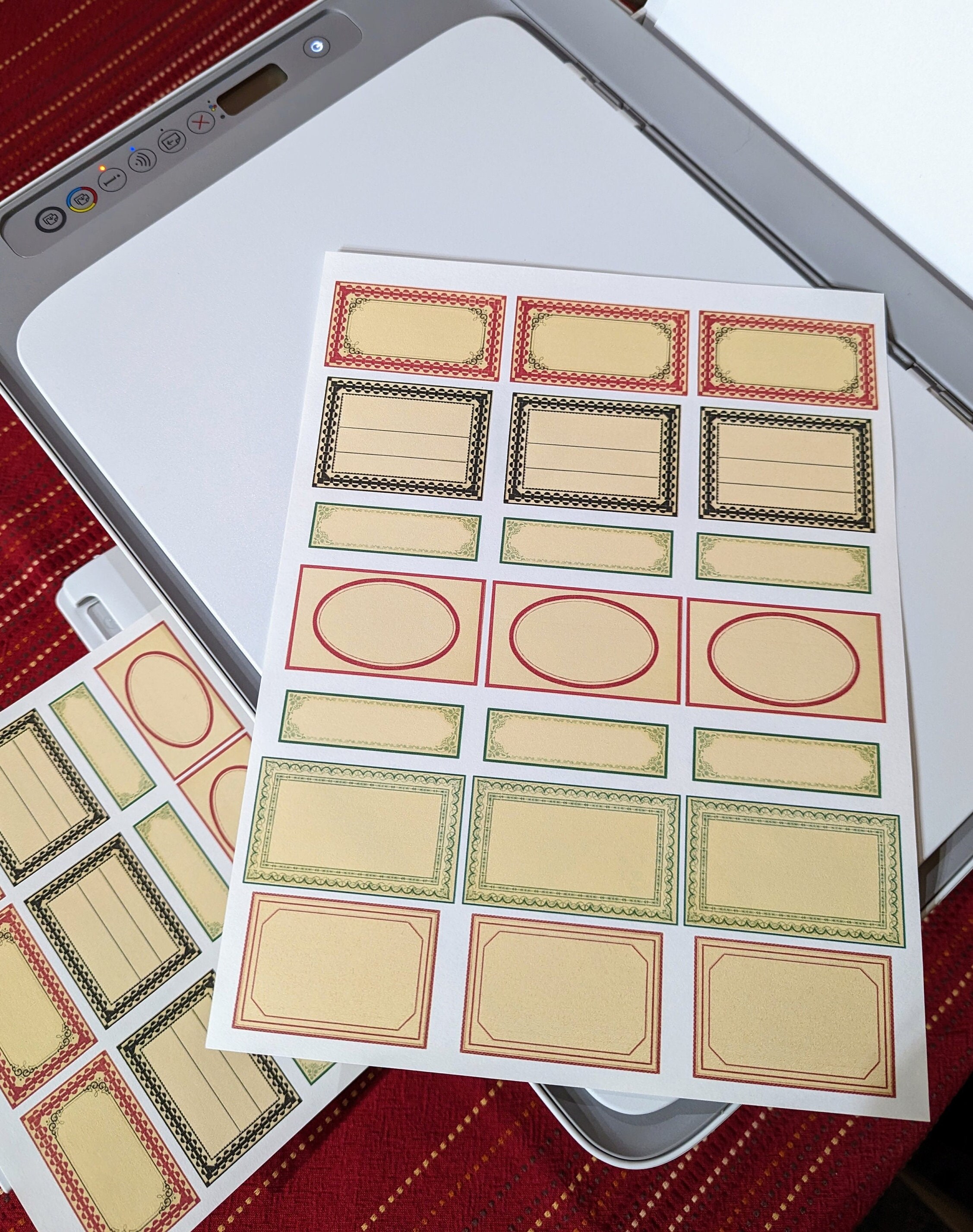 DIGITAL PRINTABLE Blank Labels / Tags | Vintage Apothecary Junk Journal ...