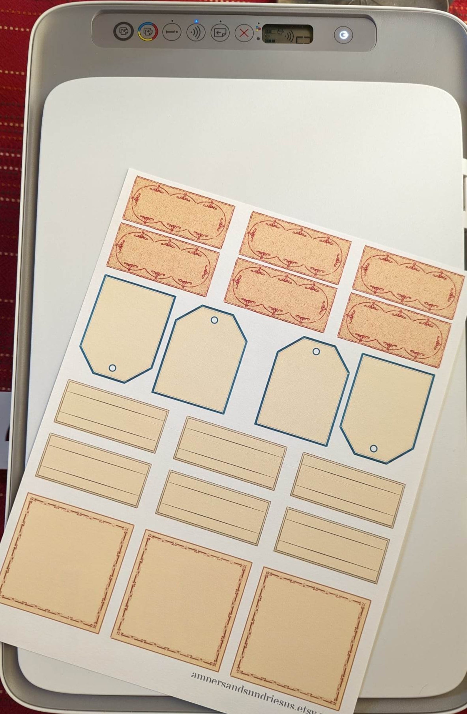 DIGITAL PRINTABLE Blank Labels / Tags Vintage Apothecary Junk Journal ...